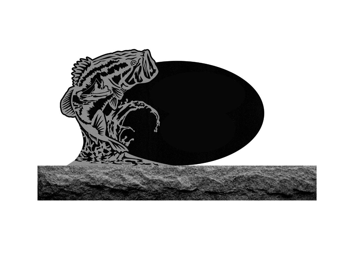 Gone Fishing Memorial- (ONE PERSON) – Emerson Monument Company