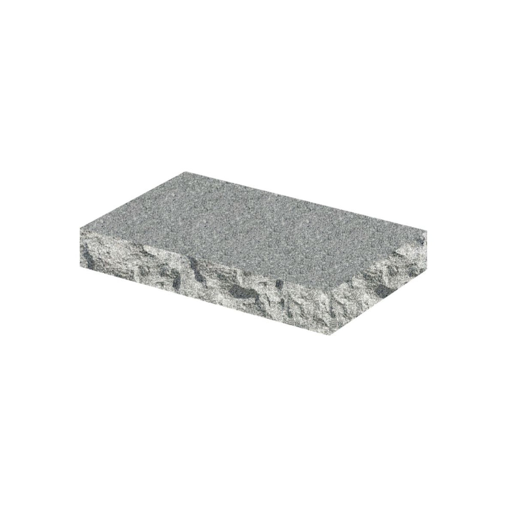 Standard Single Flat Marker 24"x12"x4" Gray Granite Flat Cemetery Mark ...